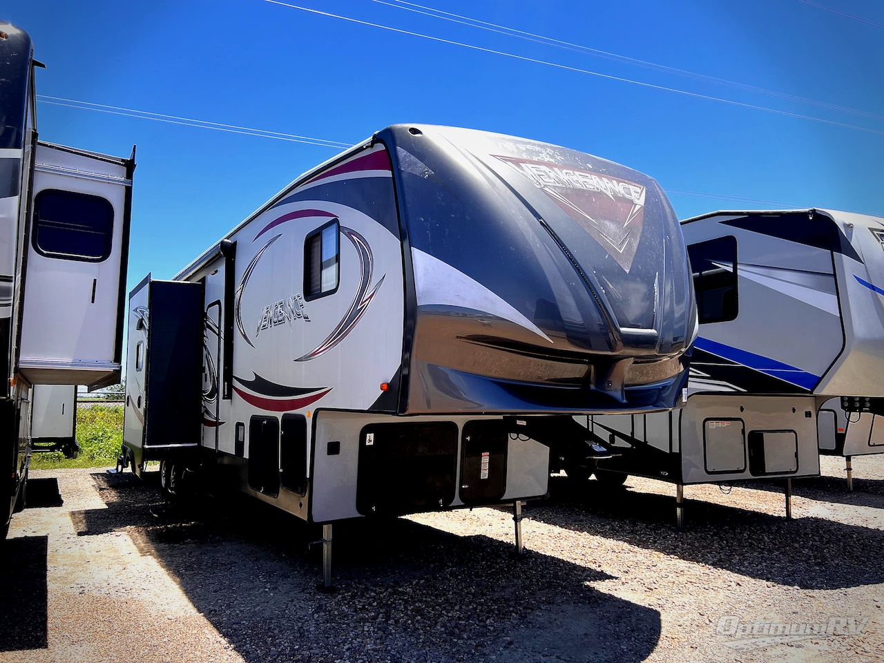 SOLD! - Used 2017 Forest River Vengeance 377V Fifth Wheel at Optimum RV ...